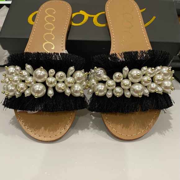 CCOCCI | Shoes | Fringe Rodeo Slides | Poshmark